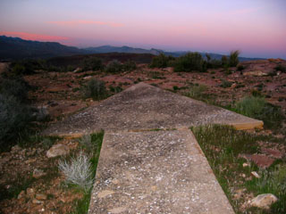 Concrete Arrows in Southwestern Utah (from Aaron's Article Archive)